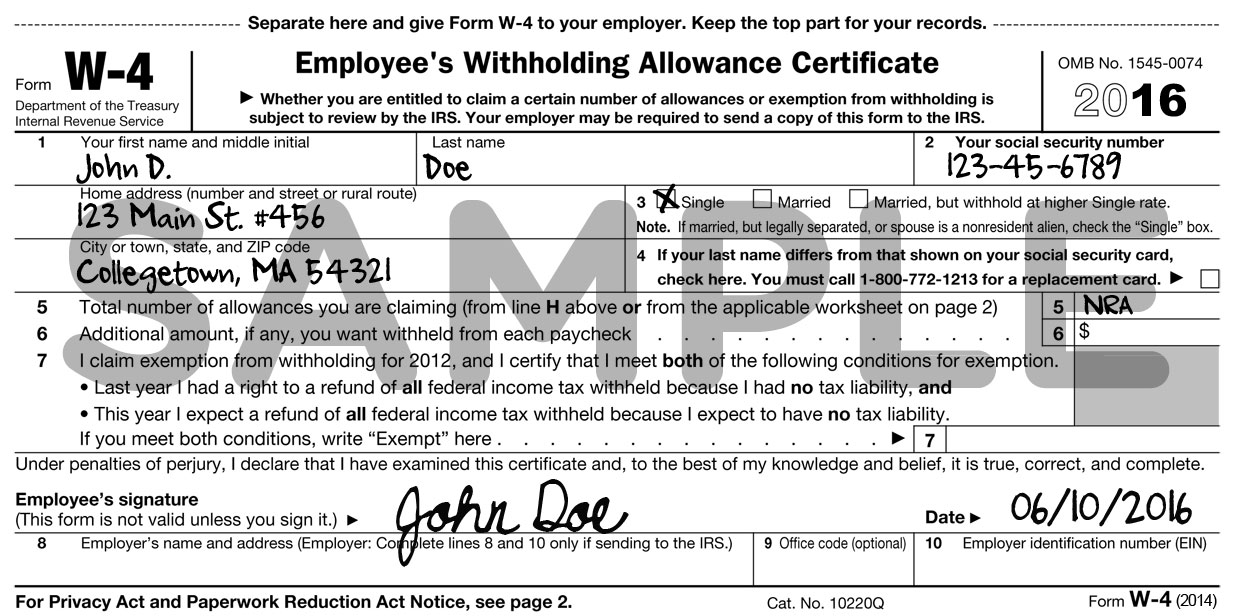 Figuring Out Your Form W4 How Many Allowances Should You
